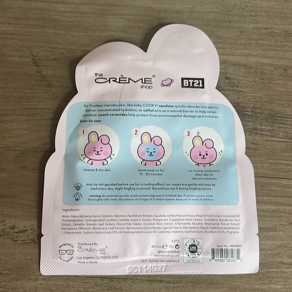The Creme Shop | Skincare | Bt2 And Hello Kitty Face Mask | Poshmark